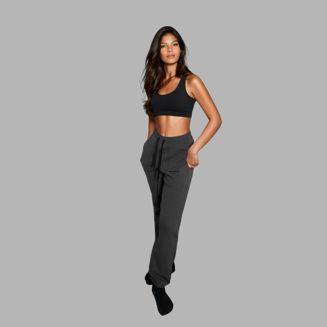 Blvck Paris | Cotton Sweatpants in Dark Grey