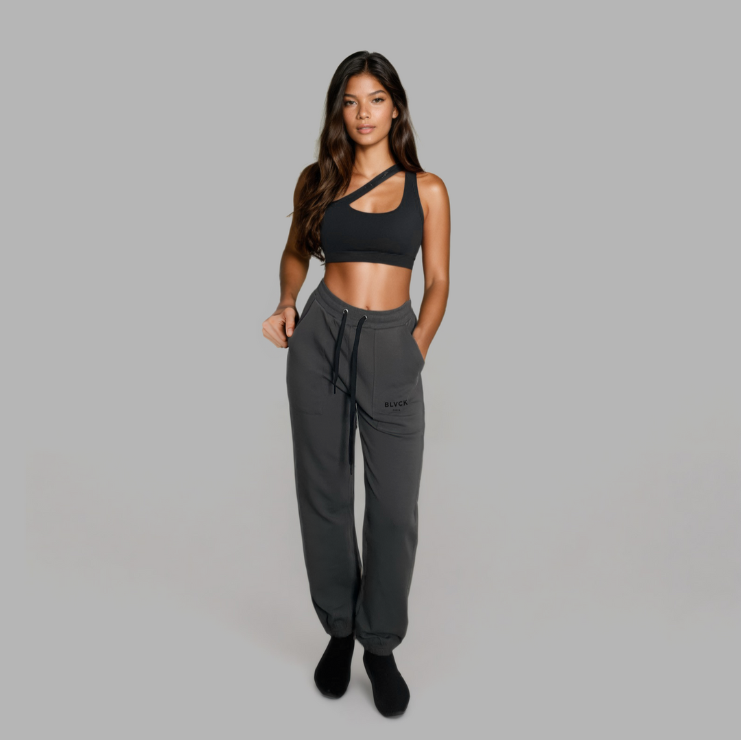 Blvck Paris | Cotton Sweatpants in Dark Grey