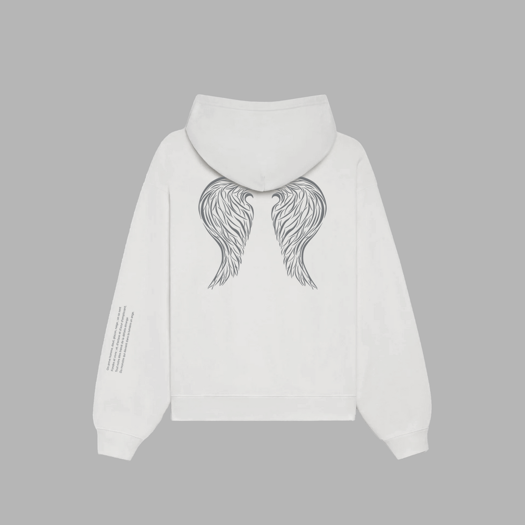 Whte Angel Hoodie – Blvck