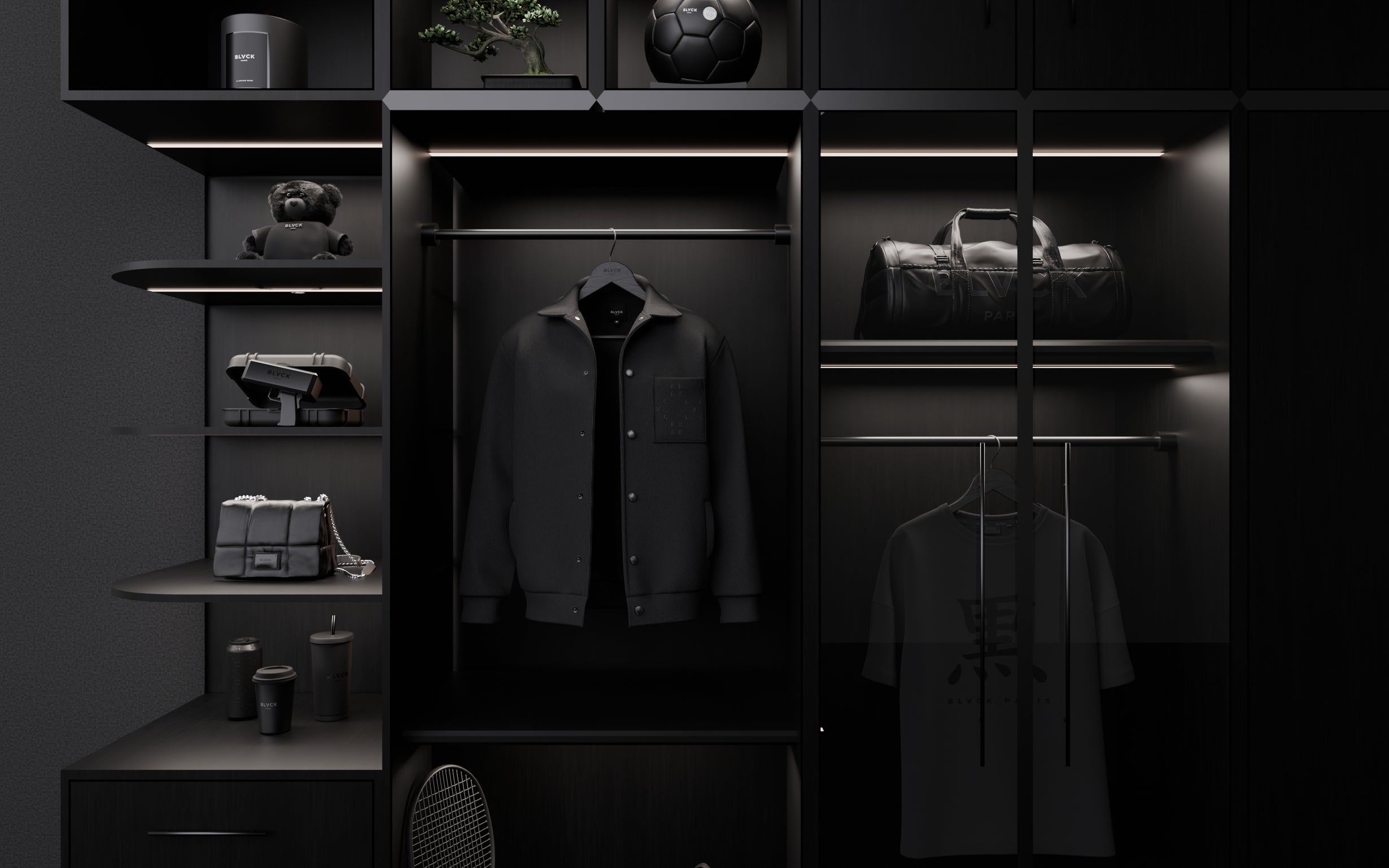 Blvck Paris | All black hoodies, clothing and accessories.