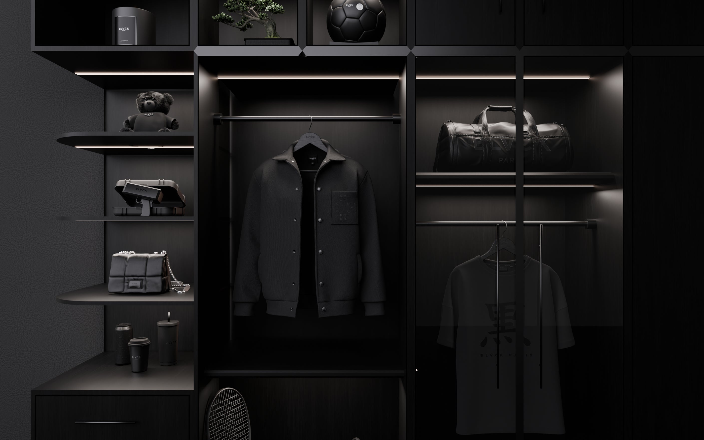 Blvck Paris | All black hoodies, clothing and accessories.