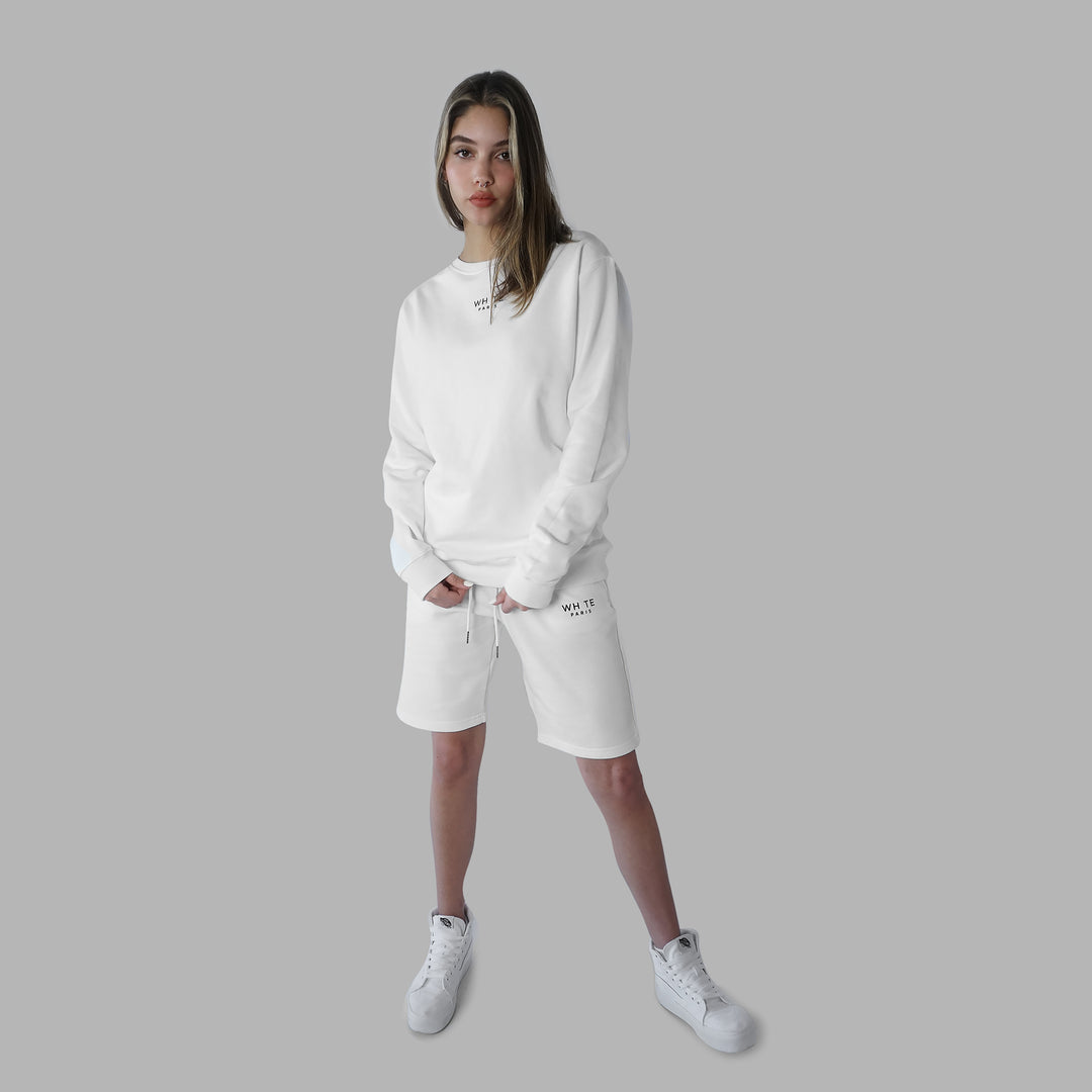 White Tracking Short – Blvck