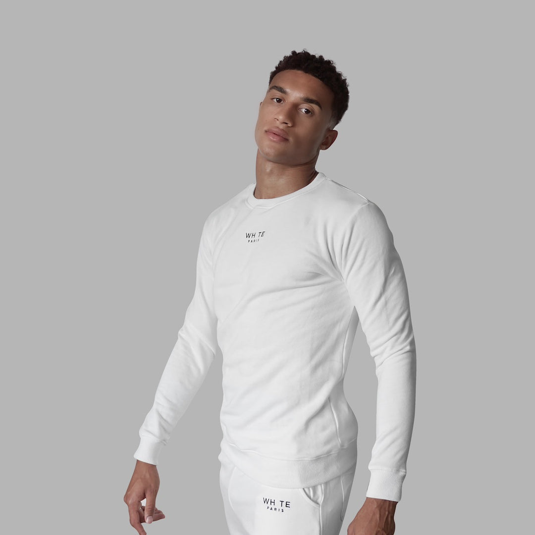 White Minimal Sweater – Blvck